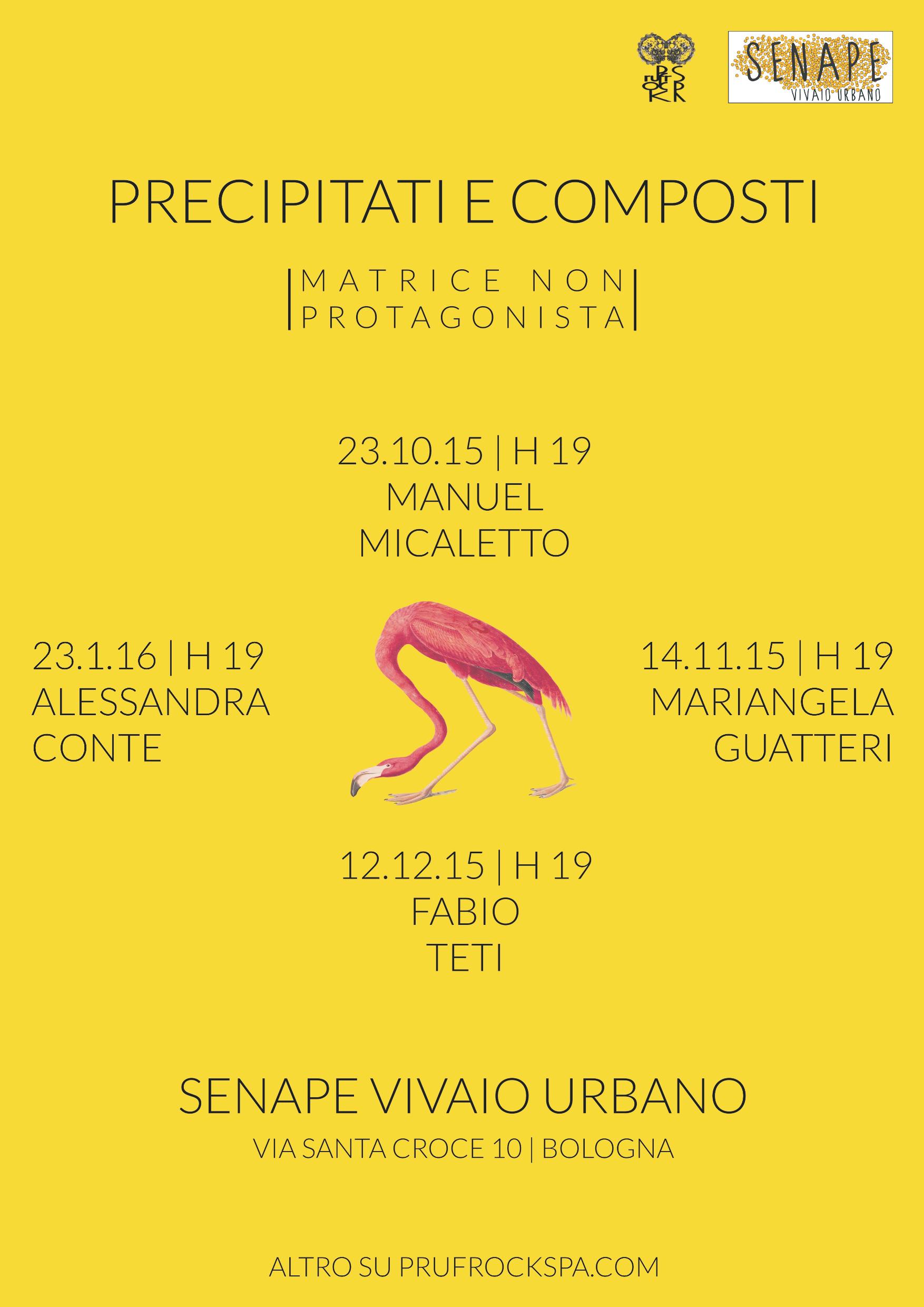 Precipitati e composti – Matrice non protagonista – Poetarum Silva