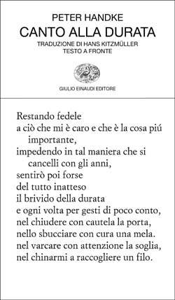 Peter Handke, Canto alla durata – Poetarum Silva